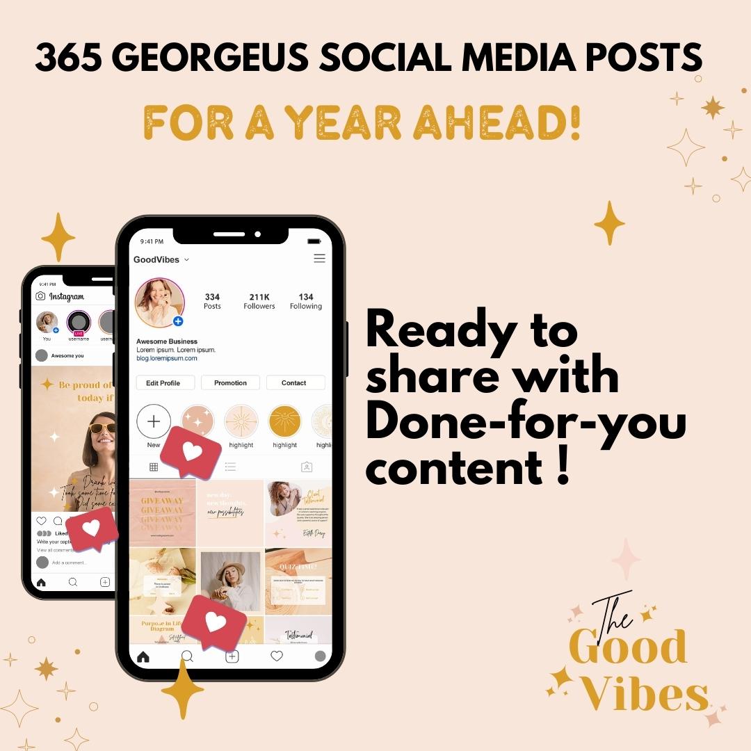 THE ULTIMATE SOCIAL MEDIA BUNDLE | 365 POSTS DONE FOR YOU | BONUS HIGH ...